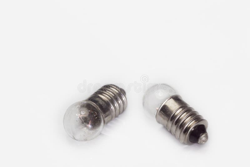 Two small light bulbs stock image. Image of bright, spiral - 80334427