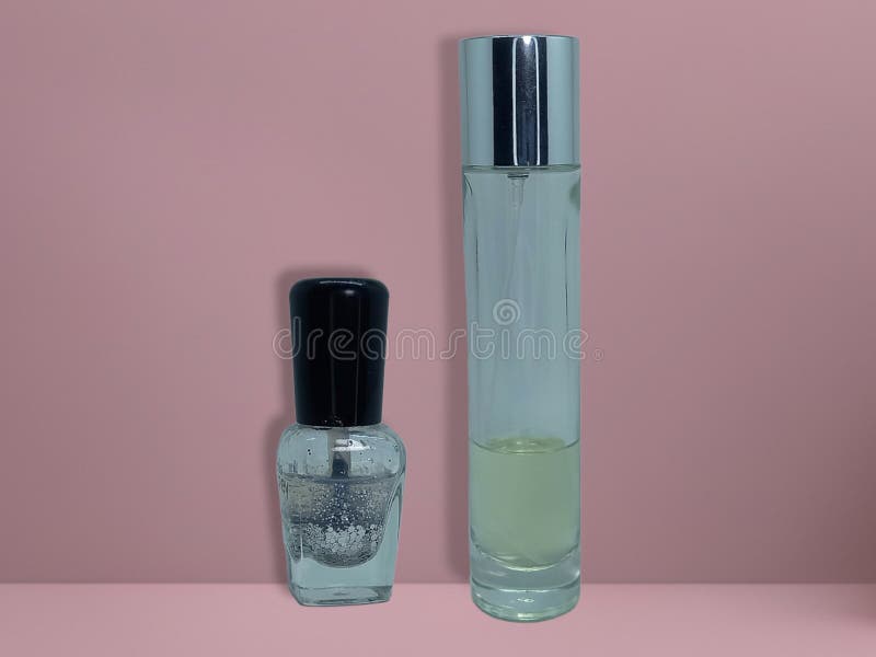 Two Small and Long Perfume Bottles Stock Image - Image of perfume ...