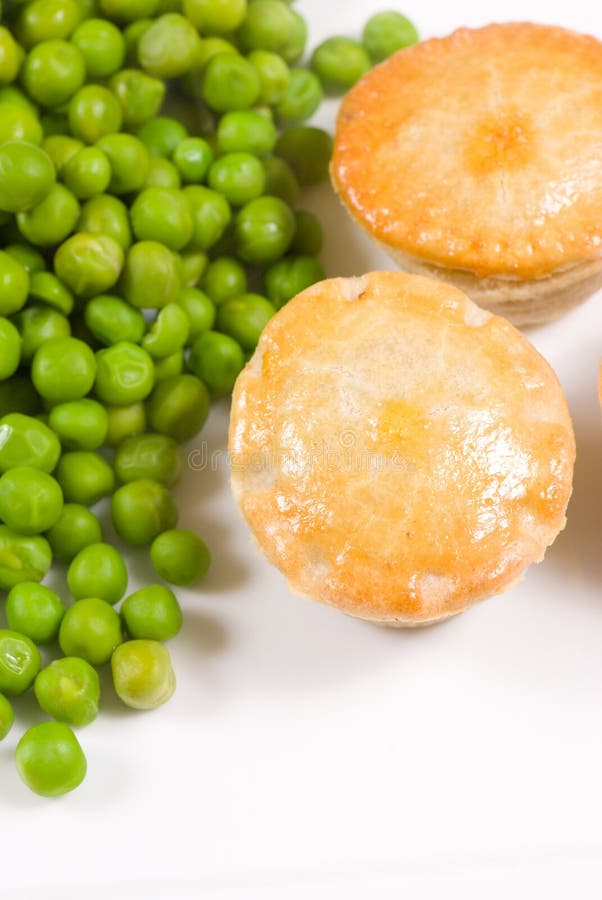 Two small meat pies stock photo. Image of british, baked - 24251786