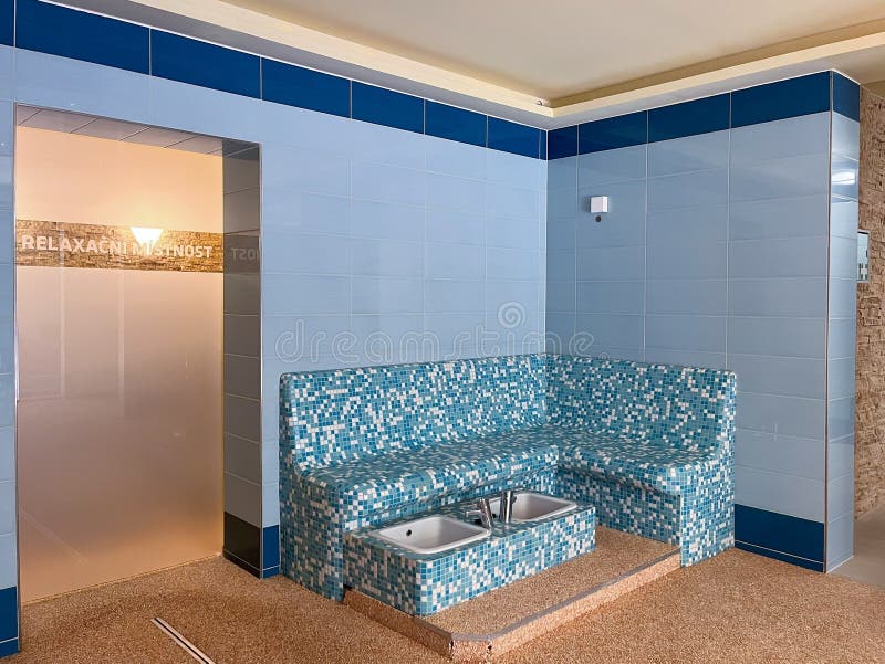 Two Small Pools for Kneipp Path in Wellness Centre Stock Image - Image ...