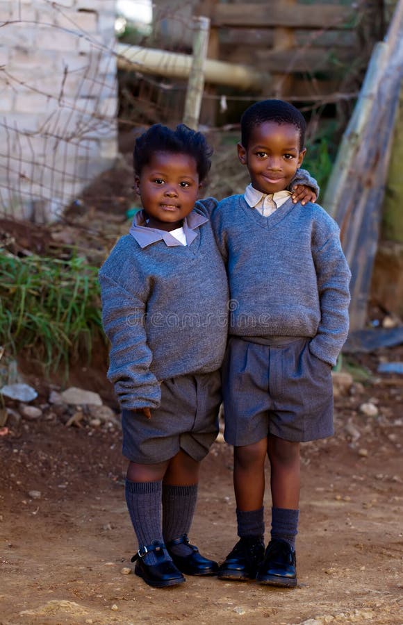 Two small students stock image. Image of destitution - 24900523