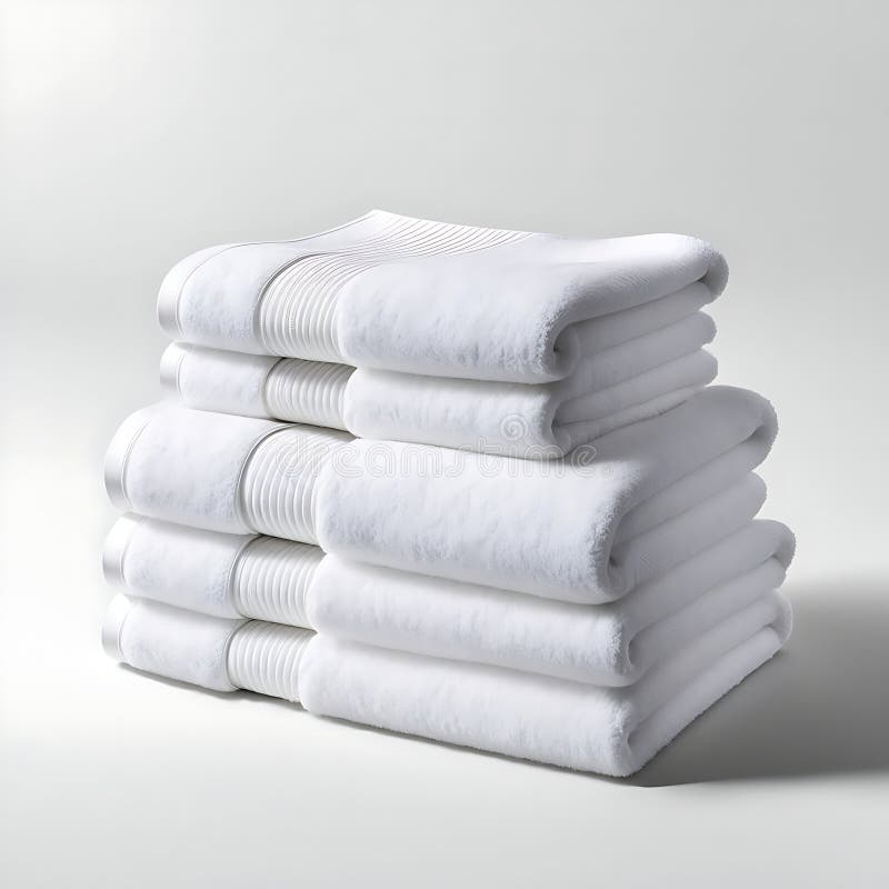 White Towels Stack Stock Illustrations – 2,230 White Towels Stack Stock ...