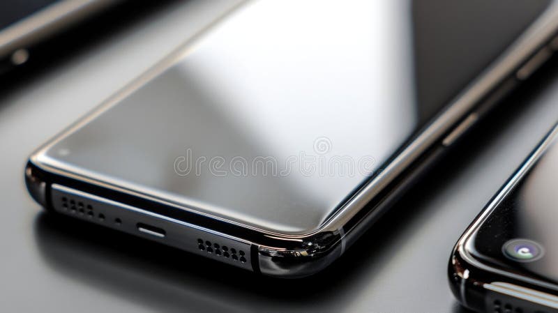 Two Smartphones Placed Together, Great for Comparisons or Side-by-side ...