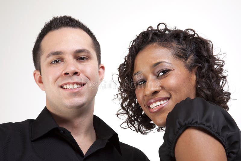 Two smiling faces stock photo. Image of smiling, smile - 7770888