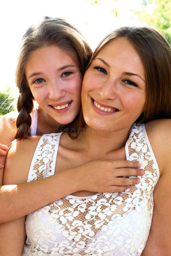 Two smiling girls stock image. Image of party, smiling - 38282793