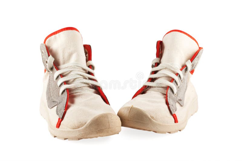 Two sneakers stock image. Image of fashioned, sport, canvas - 14540111