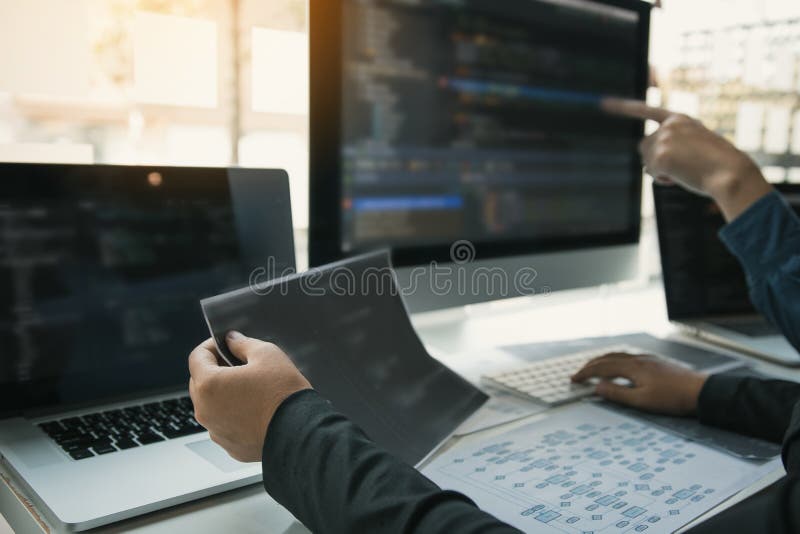 Program Analyzing Performance of Computer Chip Stock Photo - Image of ...