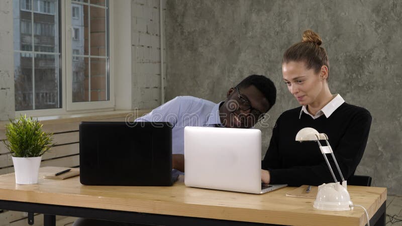 Two Software Developers Working on a New Project Stock Image - Image of ...