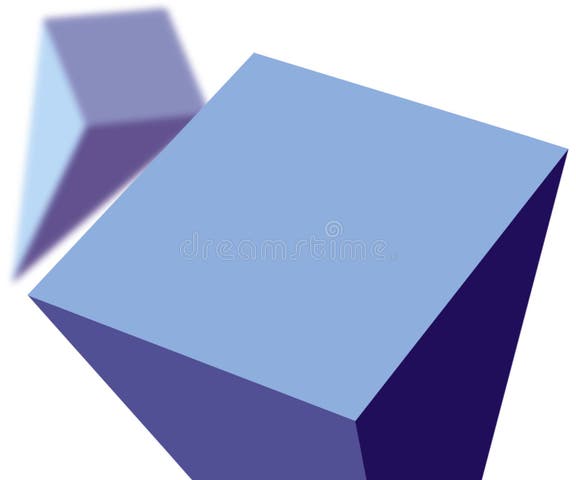 Two solids stock illustration. Illustration of pyramid - 307390