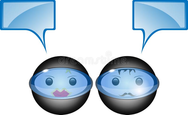 Two spaceman with balloon stock vector. Illustration of visor - 16665740