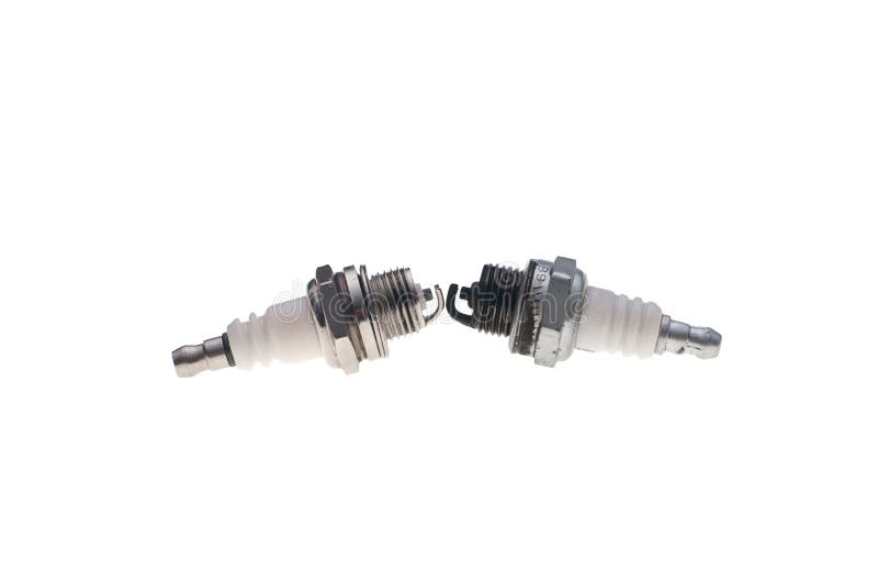 Two Spark Plugs stock image. Image of electric, electricity - 16966401
