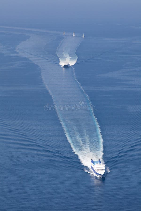 Two speed boats stock image. Image of fast, boats, boating - 16340325