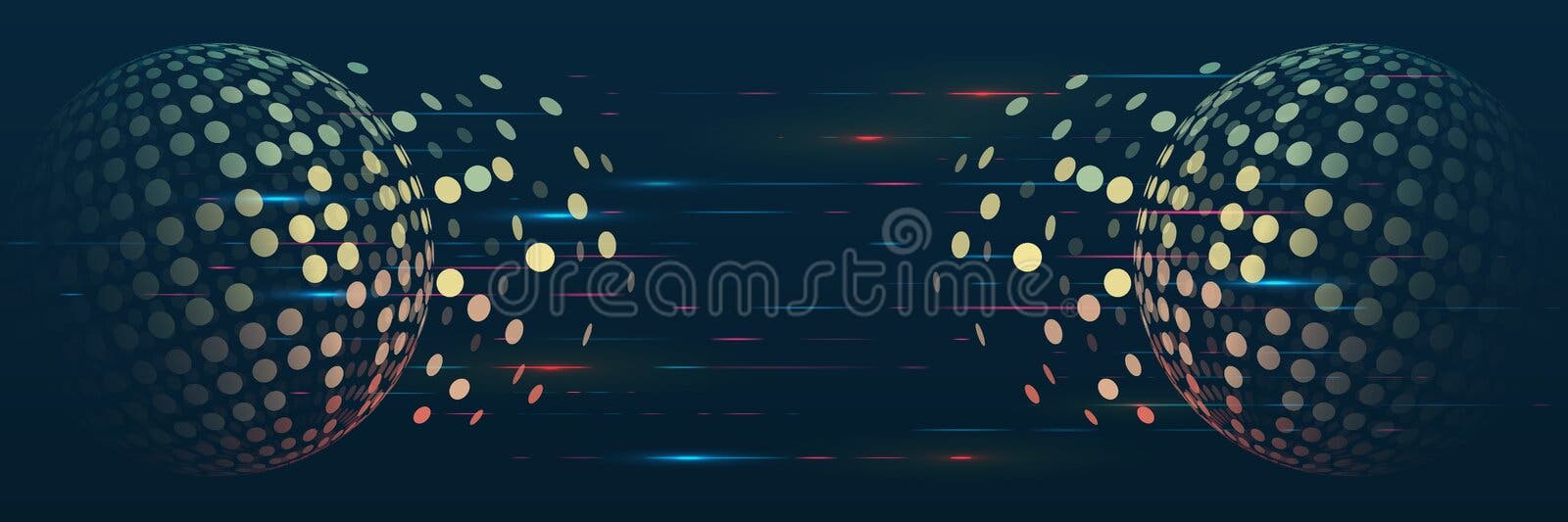 Visual Data Stream Information Abstract Data Conection Structure Futuristic Information