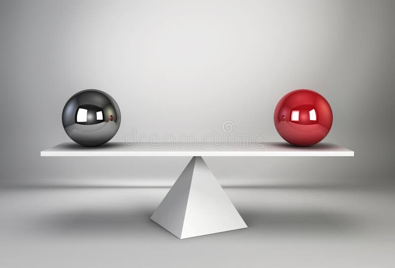 Balance concept stock illustration. Illustration of communication ...