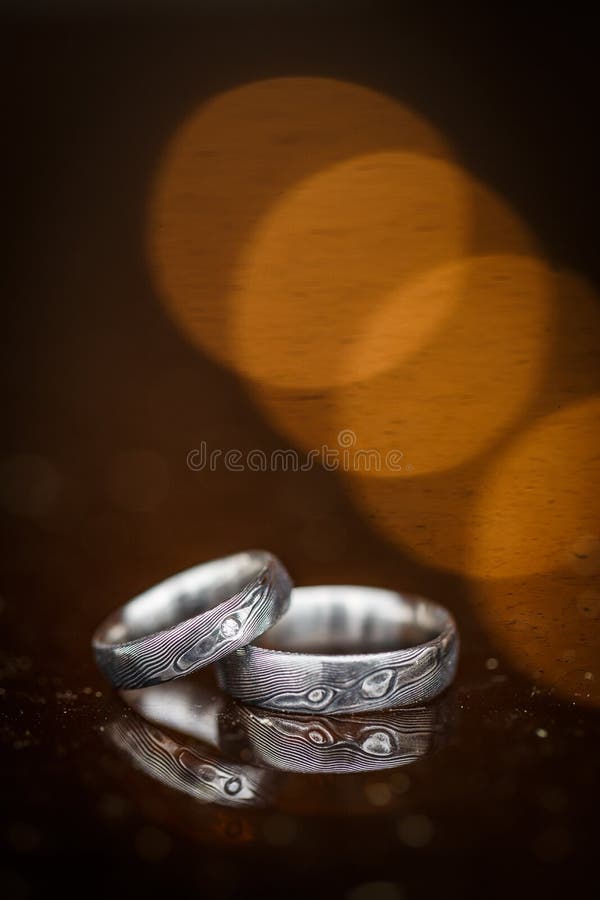 Two splendid wedding rings stock image. Image of matrimonial - 56416531