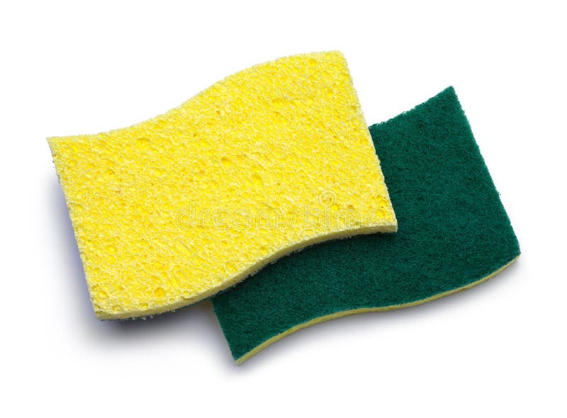 Two Sponges stock image. Image of isolated, cleaning - 170316969