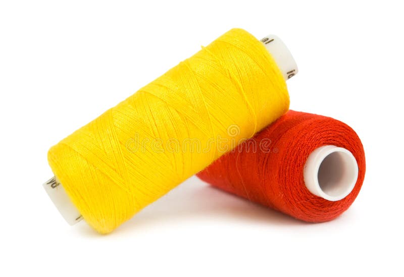 Two spools stock image. Image of cotton, skill, skein - 13522295