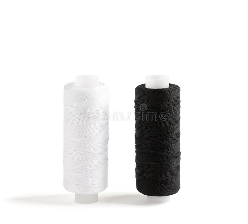Two spools of thread stock photo. Image of sewing, industry - 89569984