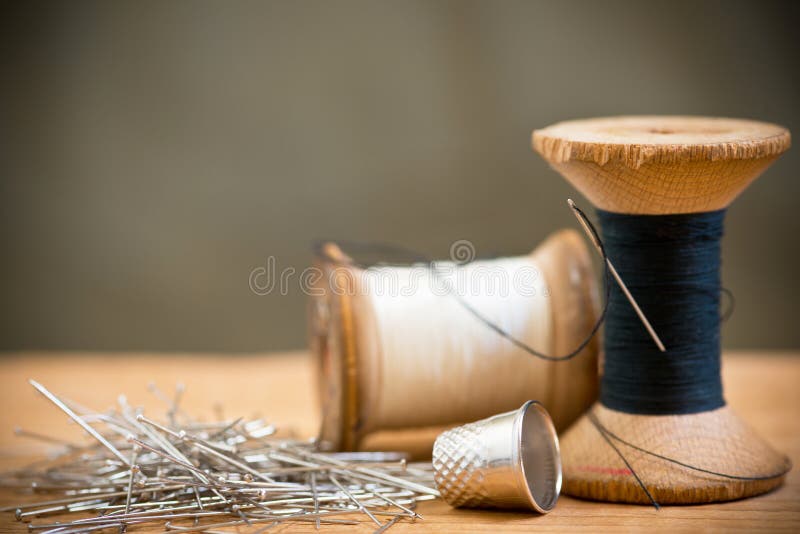 Two spools of thread stock image. Image of string, safety - 70885589