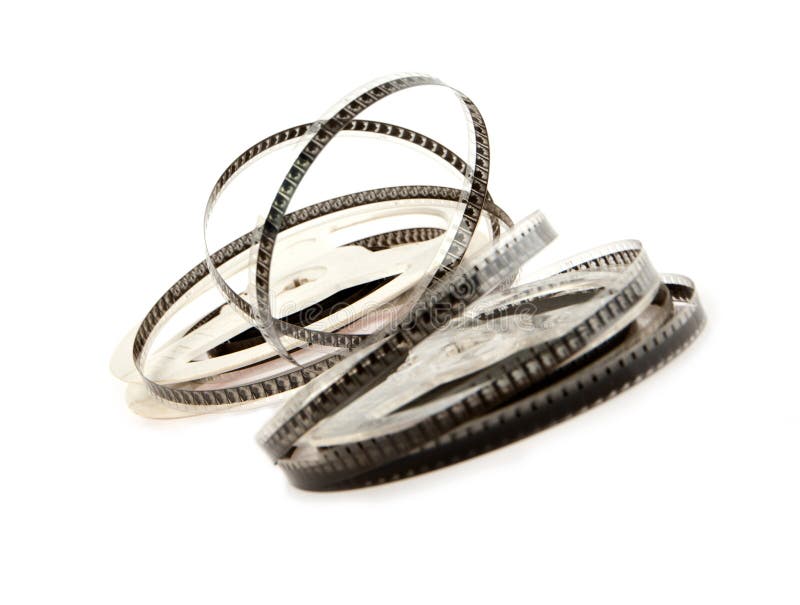 Two Spools with the Winded Off Ribbon Stock Photo - Image of roll ...