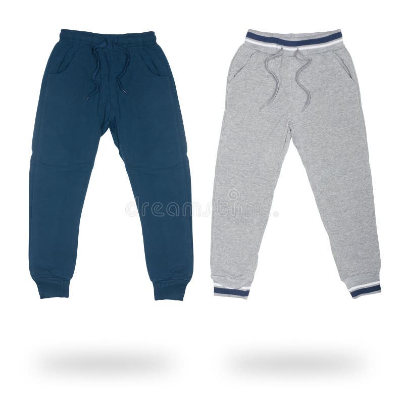Two Sports Pants for Boys Isolated Stock Photo - Image of isolated ...