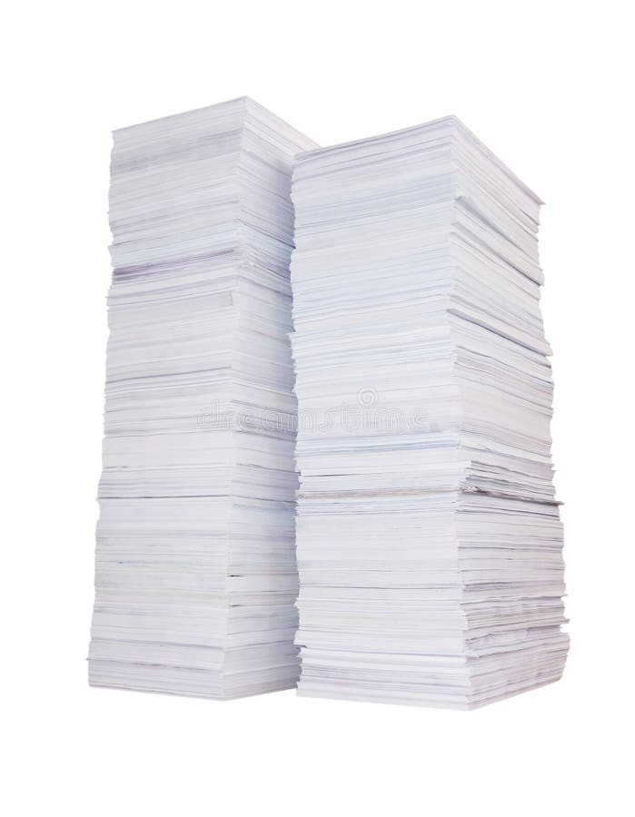Collection of stack paper stock image. Image of organize - 24237513