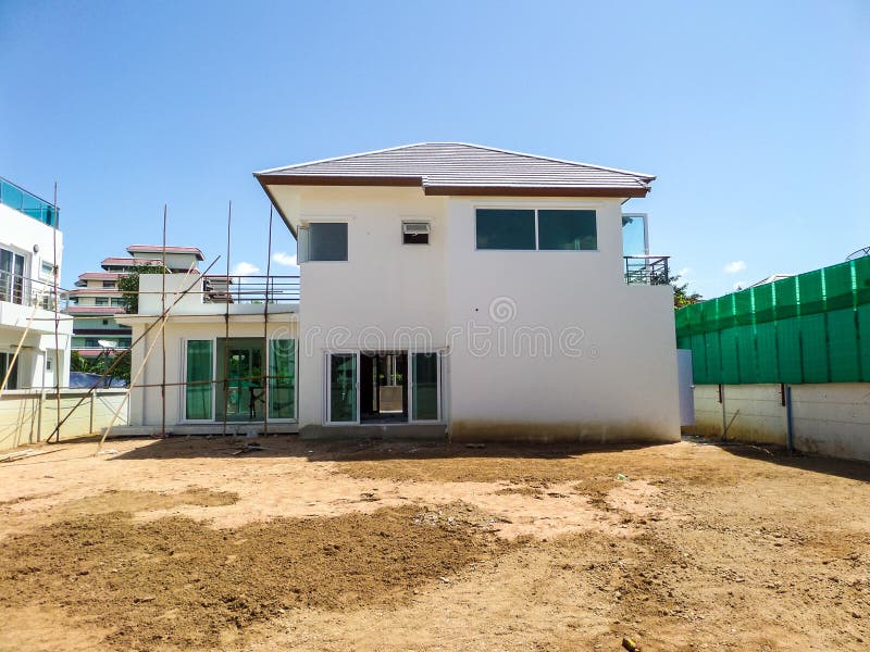 Two stairs villa stock image. Image of concept, beautiful - 57624613