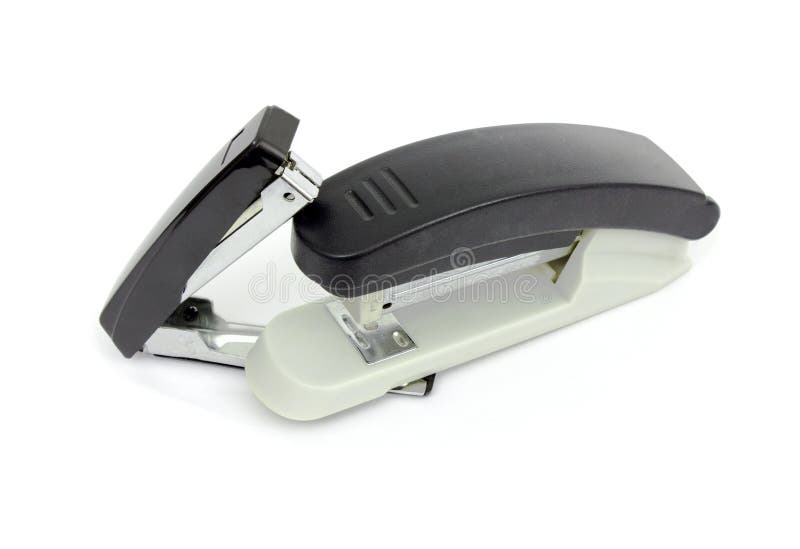 Two staplers. stock photo. Image of struggle, stapler - 12985680