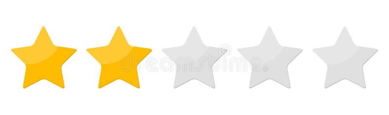 Two 2 Star Rank Background. Vector Illustration Stock Illustration ...