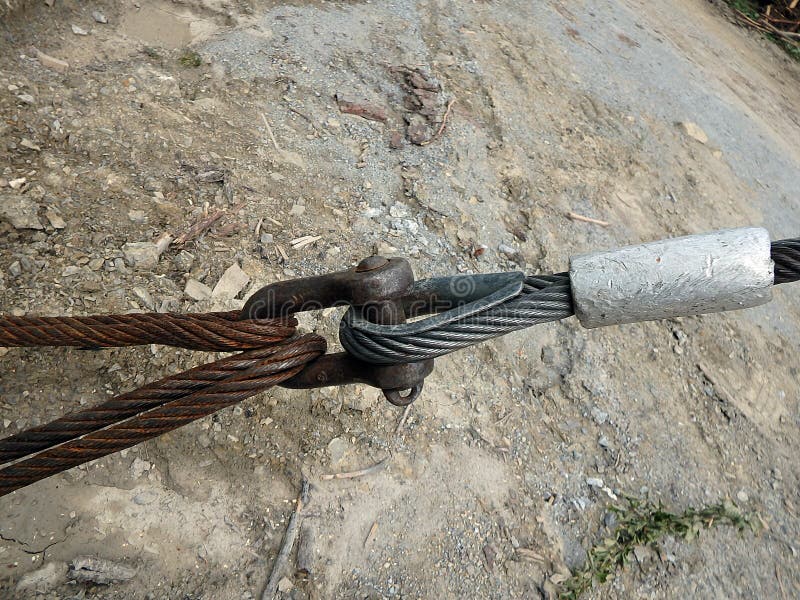 Wire Rope Attachment Rope Loop Stock Photos - Free & Royalty-Free Stock ...