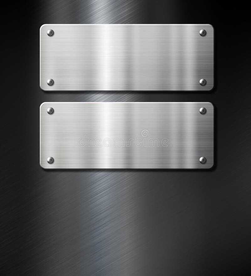 Steel Metal Plate Over Comb Grate Background Stock Illustration ...