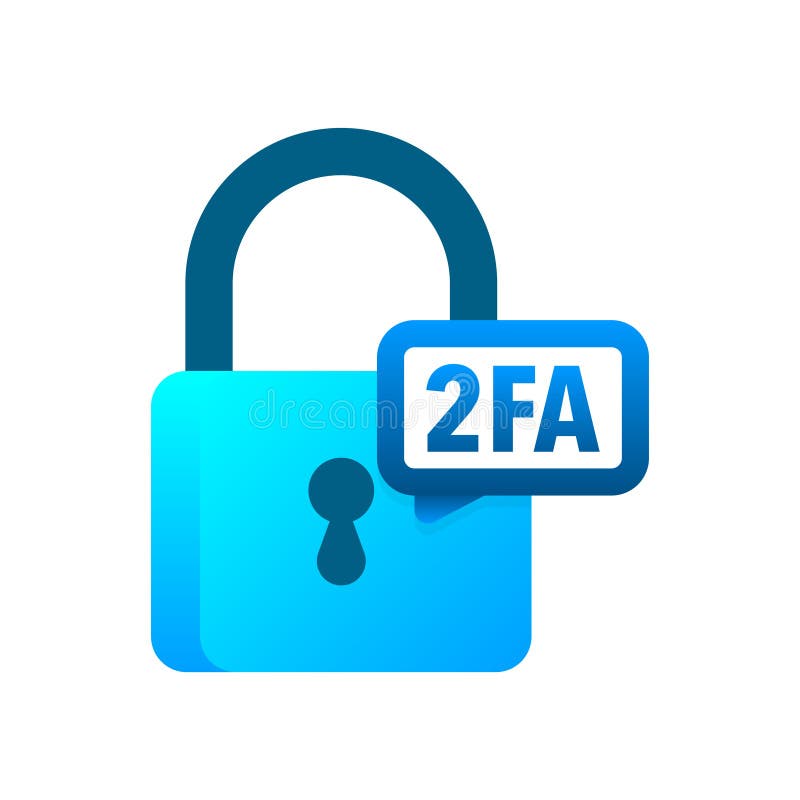 2 Step Authentication Two Steps Verification Code Stock Illustrations