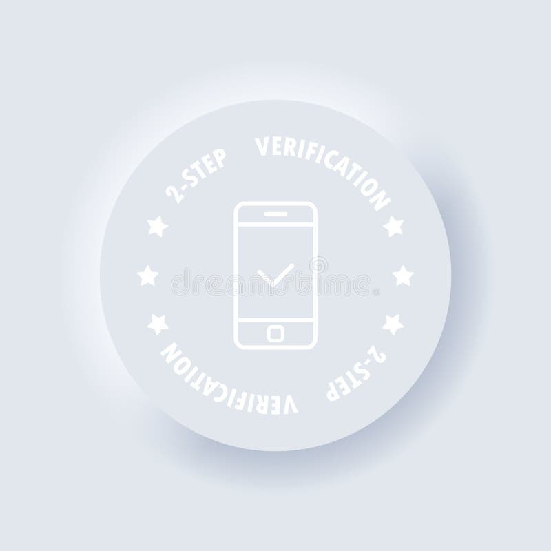Two Step Authentication Icon. Duo Verification. Two Factor or Multi ...