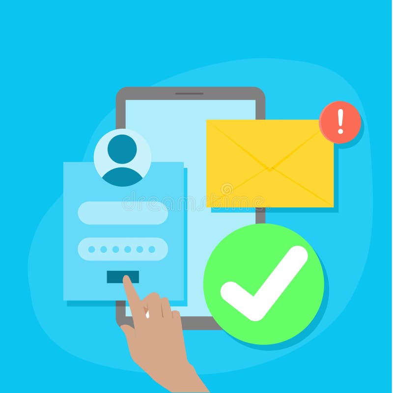 Successful Verification Concept Stock Illustrations – 652 Successful ...