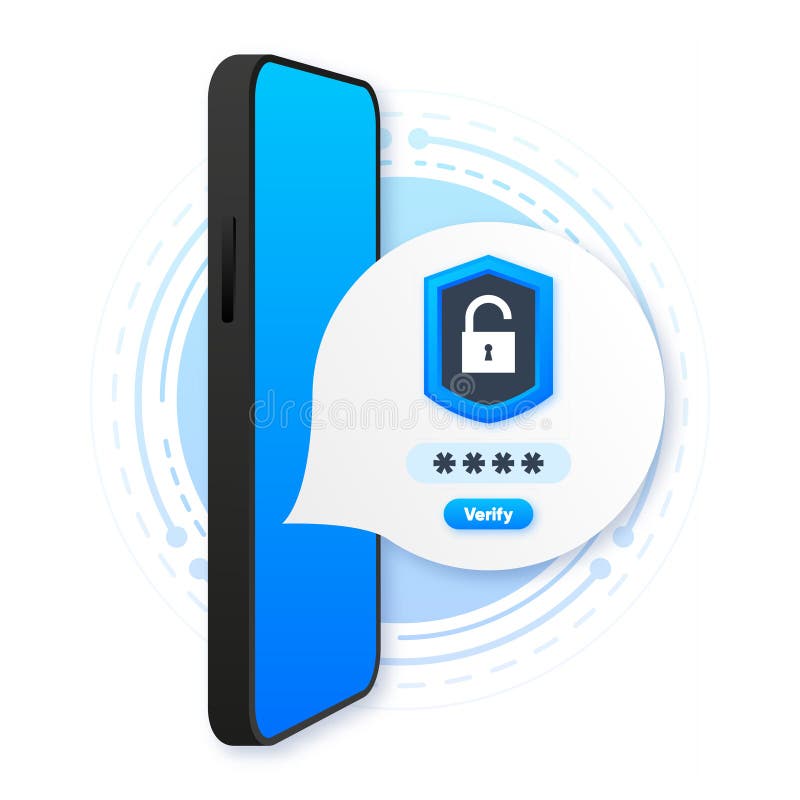 Two Steps Authentication Verification Code Message On Smartphone