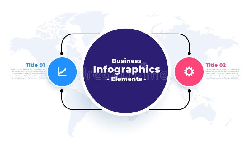 6 Steps Connection Infographic Element Design Template for Diagram ...
