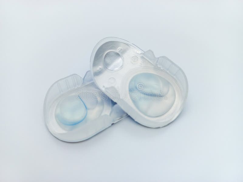 Two Sterile Contact Lens in Sealed Package on Random Position Isolated ...