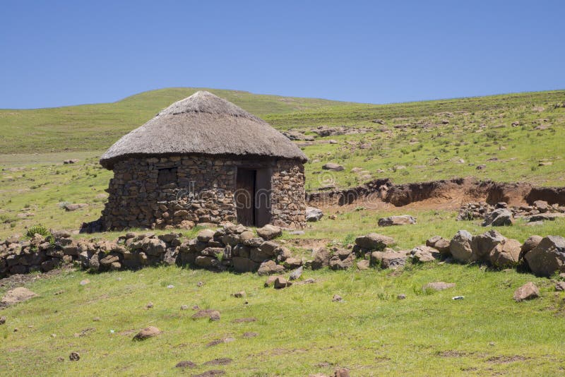 Rondavel Traditional African House South Africa Stock Photos - Free ...