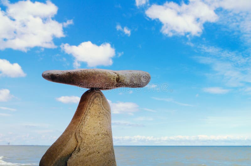 Two Stones stock image. Image of equilibration, meditation - 33702329