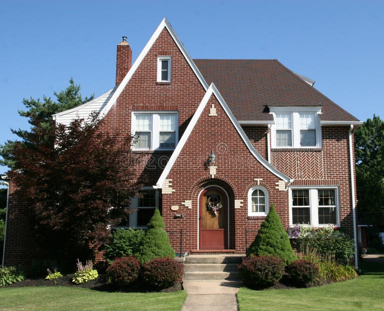 Brick Cape Cod Home Stock Photos - Free & Royalty-Free Stock Photos ...