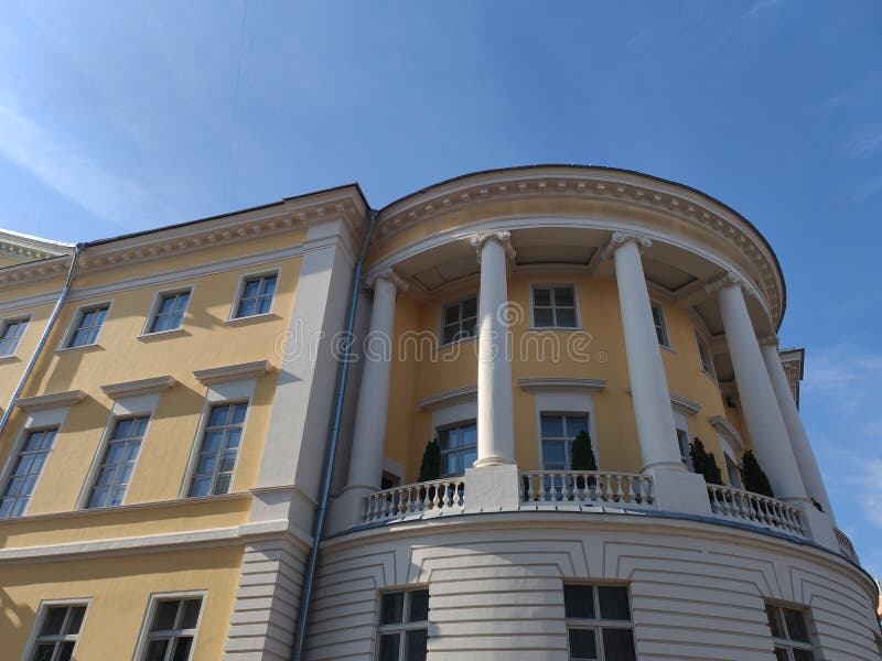 Two-story Classical Building with Intricate Architectural Details ...
