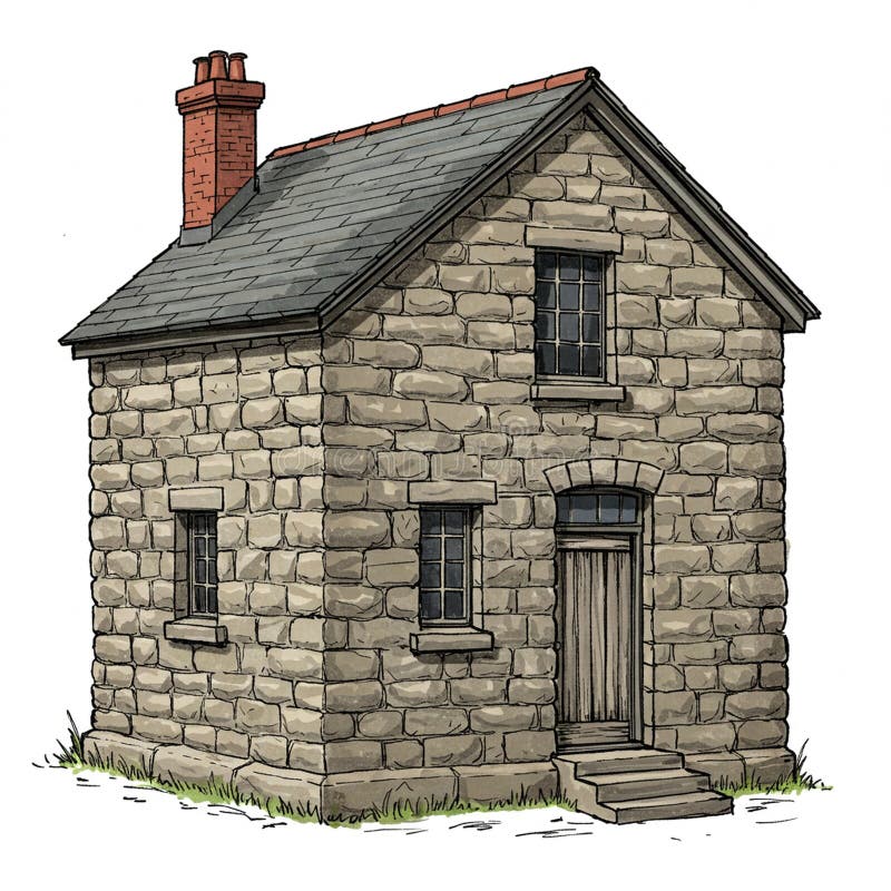 Large Rectangular Stone Structure Stock Illustrations – 232 Large ...