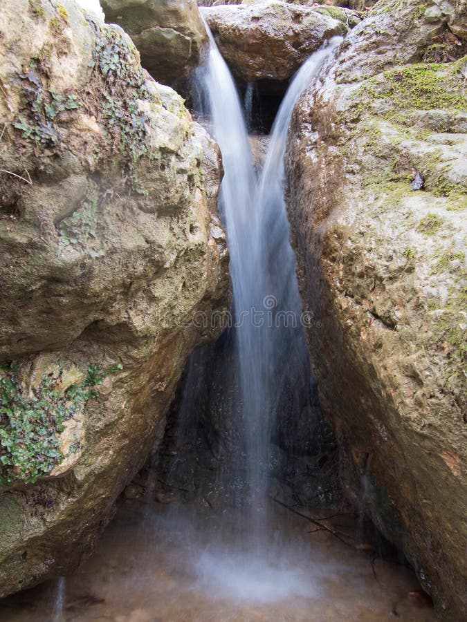 Two Streams Merge stock image. Image of yellow, orange - 31048659