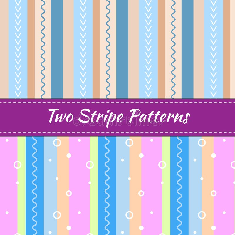 Two stripe patterns stock image. Image of seamless, color - 139093559