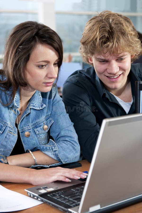 Two Students stock image. Image of socializing, discussing - 13242675
