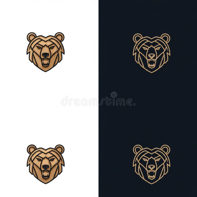 Bear Head Logos Stock Illustrations – 1,195 Bear Head Logos Stock ...
