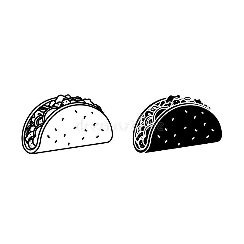 Taco Illustrations Stock Illustrations – 1,157 Taco Illustrations Stock ...