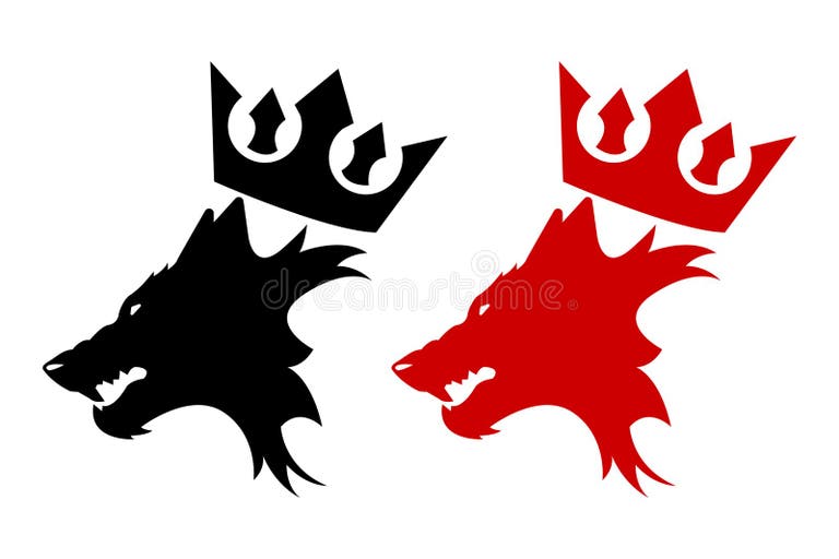 Crowned Wolf Head Stock Illustrations – 8 Crowned Wolf Head Stock ...