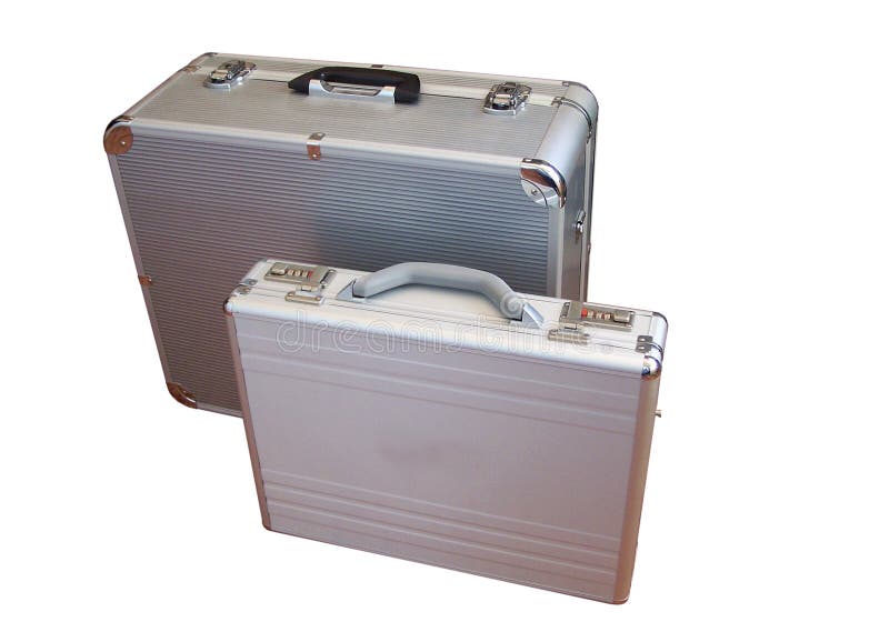 Two suit-case stock photo. Image of handle, transport - 1337328