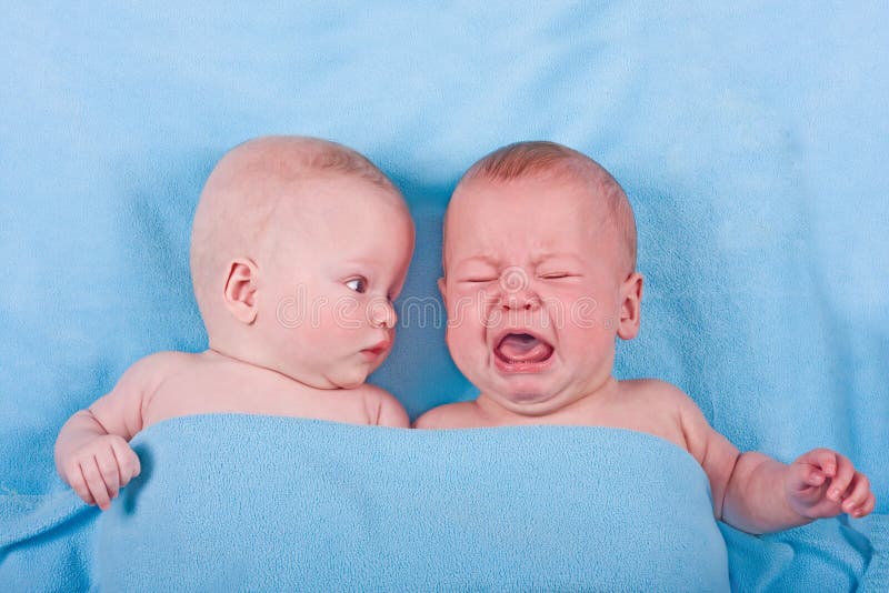 Two sweet babies stock image. Image of adorable, together - 18353687
